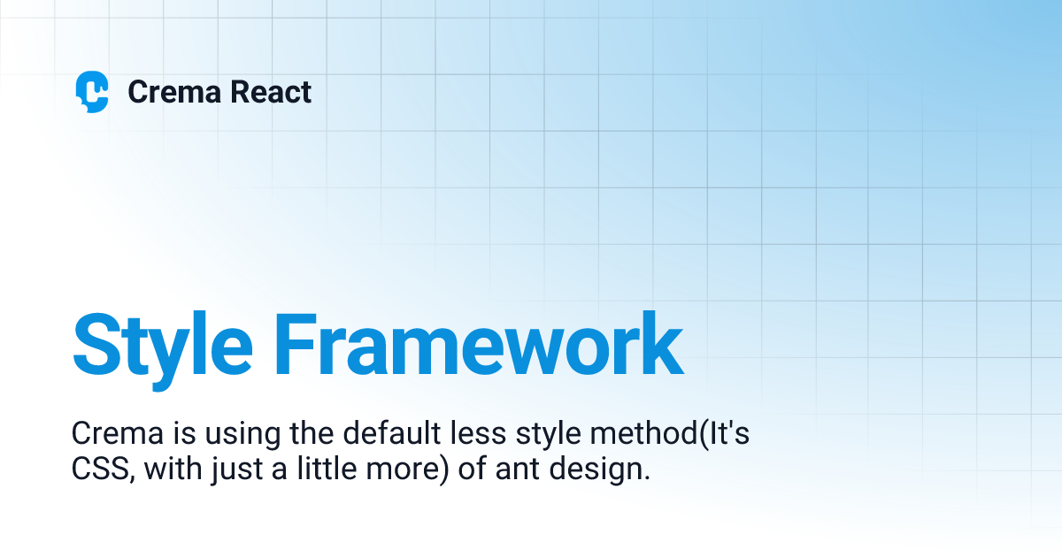 Style Framework | v-4 Nextjs | Crema React