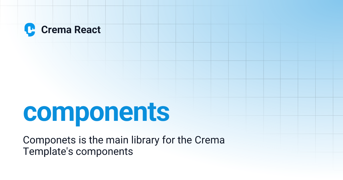 components | Crema React
